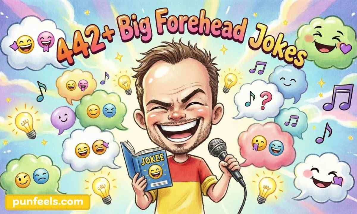 442 Big Forehead Jokes Funny Quips That Make You Laugh